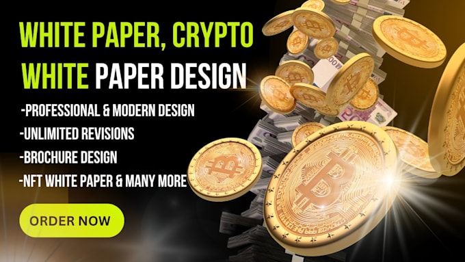 Design white paper, crypto white paper, nft white paper, booklet ...