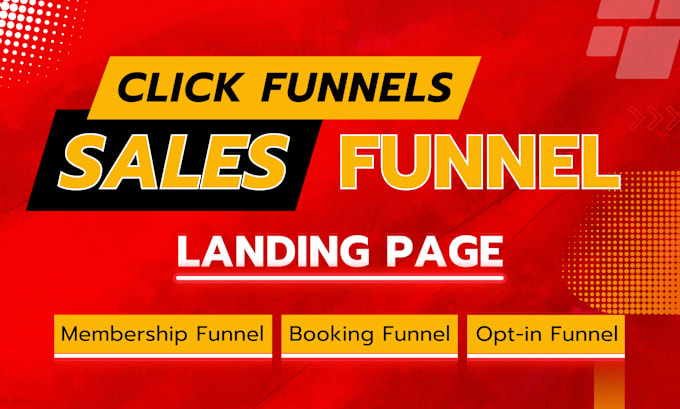 Build clickfunnels sales funnel landing page, clickfunnels website by ... Build clickfunnels sales funnel landing page, clickfunnels website by ...