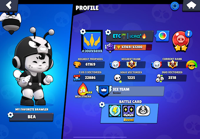 Push your brawl stars profile by Lorenzo_ierardi | Fiverr