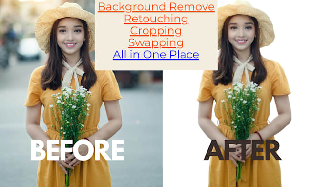 Background removal, face swap, cropping, photoshop editing by Isurumunasin507 | Fiverr