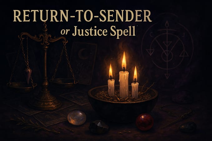 Perform a return to sender or justice spell by Stardust_sigils | Fiverr