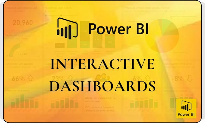 Design and create an interactive power bi dashboard by Simeone_25 | Fiverr