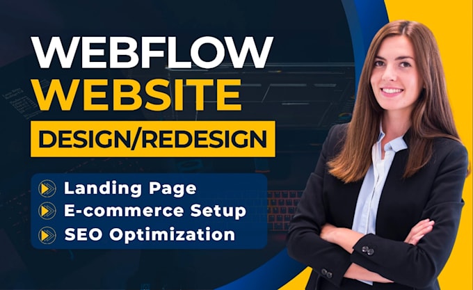 Design, redesign, or develop webflow website, webflow expert by Wp_monkey | Fiverr