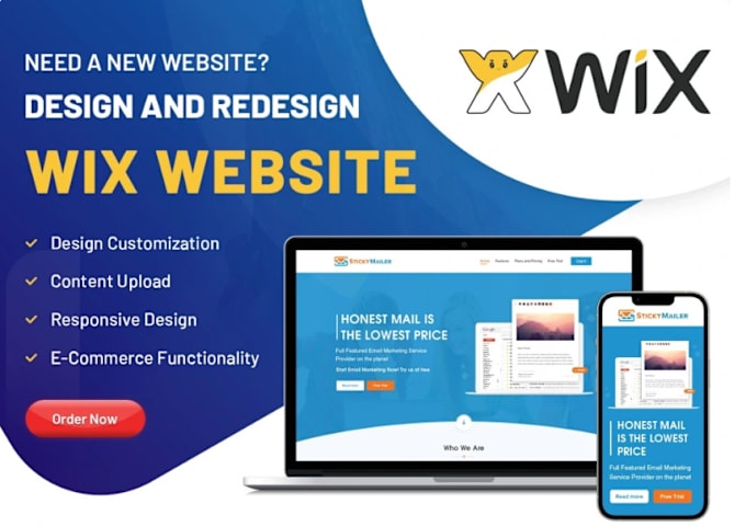 Do your wix updates, redesign wix website, design wix, wix maintenance ...