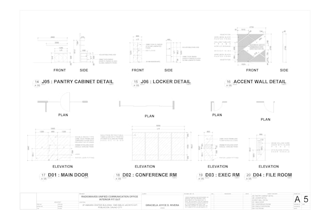 Create high quality architectural plans by Arche001 | Fiverr