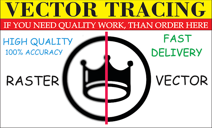 Trace logo, vector tracing, raster to vector by Nawafilkhan1 | Fiverr