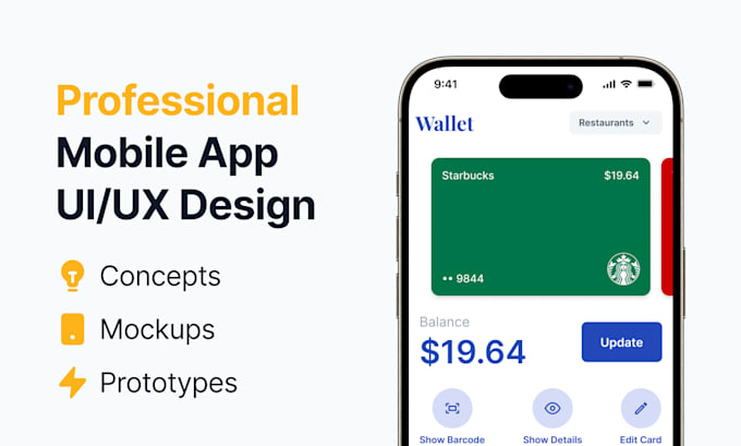 Design professional ui ux for your mobile app in figma by Willpancake | Fiverr