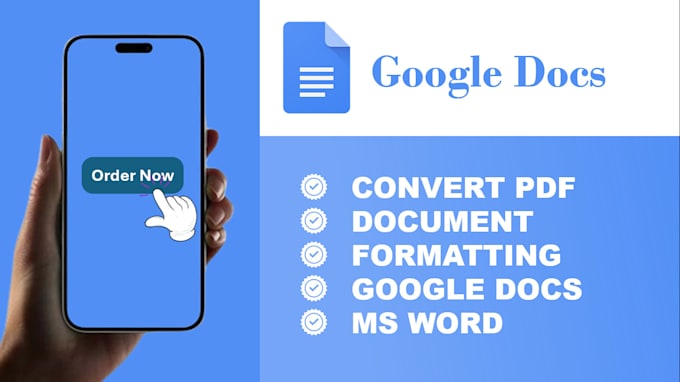 Design, format, edit, and develop documents in google docs by Ammar ...