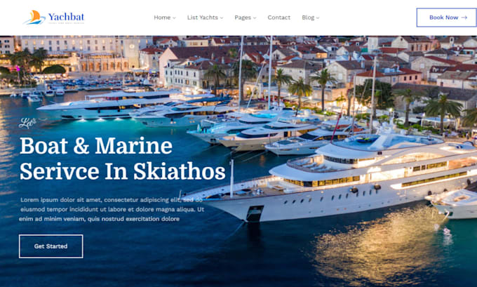 Create boat rentals yacht boat website booking website by Henry_expertx | Fiverr
