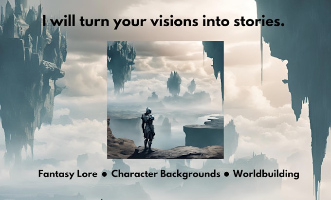 Write lore, character backgrounds and other worldbuilding content by ...