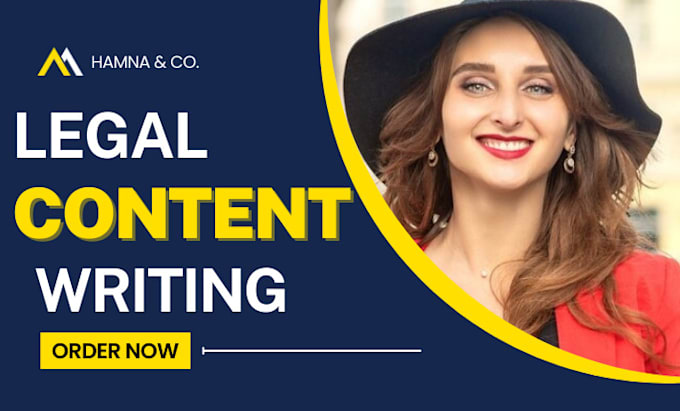 Write legal blogs and articles for you law firm as a legal content ...