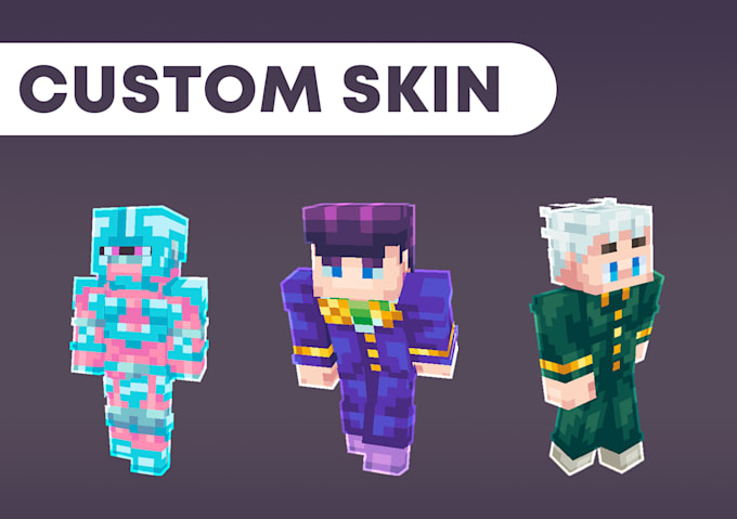 Create a custom minecraft skin by Mrturkal | Fiverr