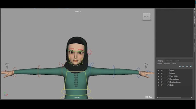 Modelanimaterig Animaze Avatar3d Face Expressionslips Syncrig Animaze Model By Roosco Fiverr 