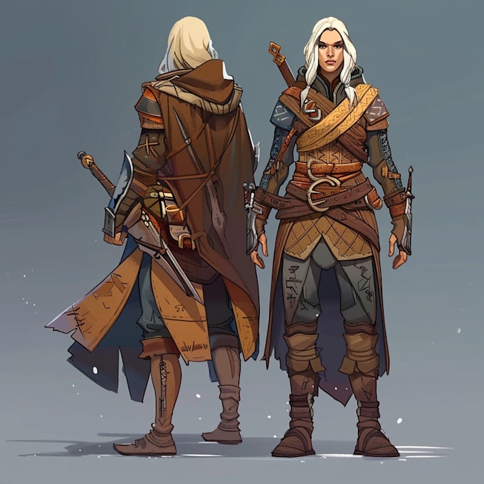Draw dnd character, concept art, oc character and dnd party by ...