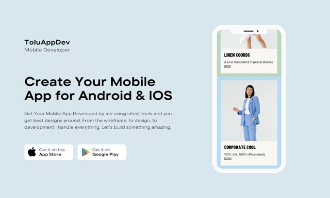 Develop android and ios mobile app development, mobile app design by ...