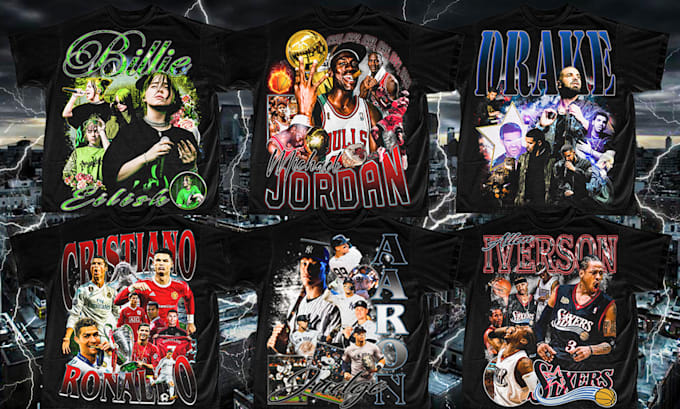 Creative rap tee 90s bootleg t shirt design for you by Style90s | Fiverr