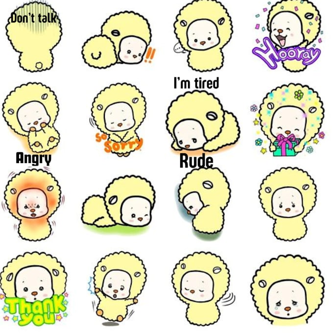 Create custom telegram stickers package by Zahid78628 | Fiverr