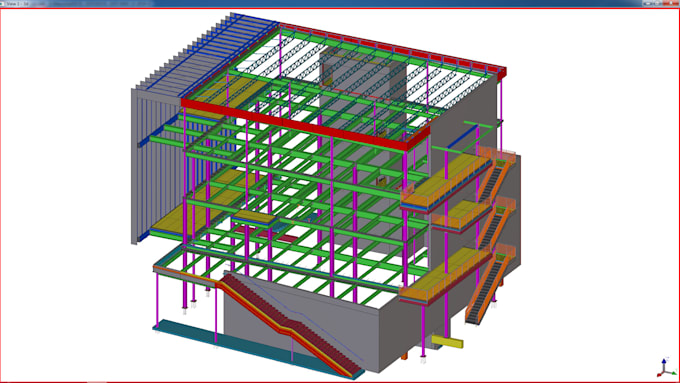 Provide structural and misc steel detailing services using tekla structure by Detailertaj | Fiverr