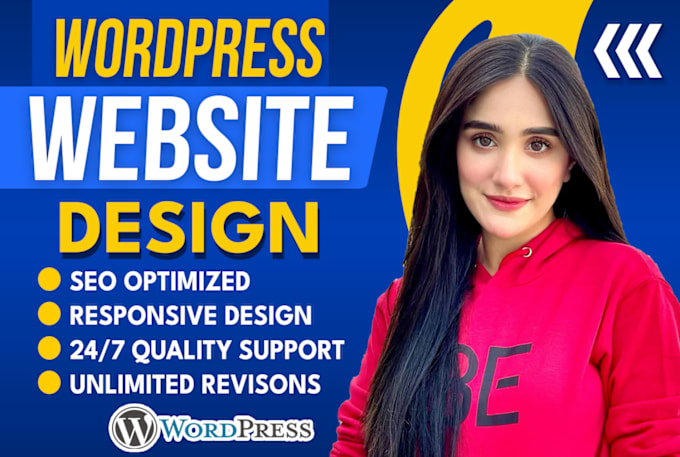 Build responsive wordpress website design, redesign or website ...