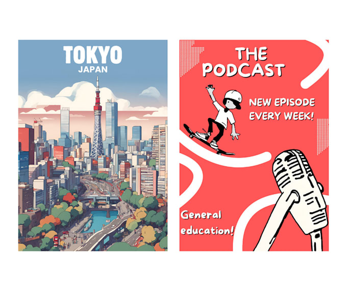 Design a uniqe poster for you by Jacob_holmen | Fiverr