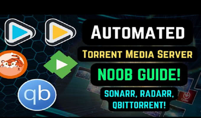 Setup and configure qnap nas server, synology, wd, auto sonarr, radarr, lidarr