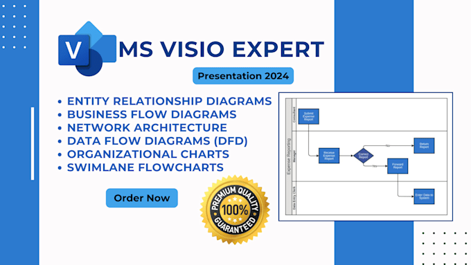 Create and recreate any diagram in ms visio by Asmasheikh981 | Fiverr