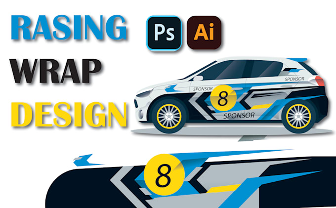 Design amazing car wrap, any vehicle wrap by Adan_jutti | Fiverr