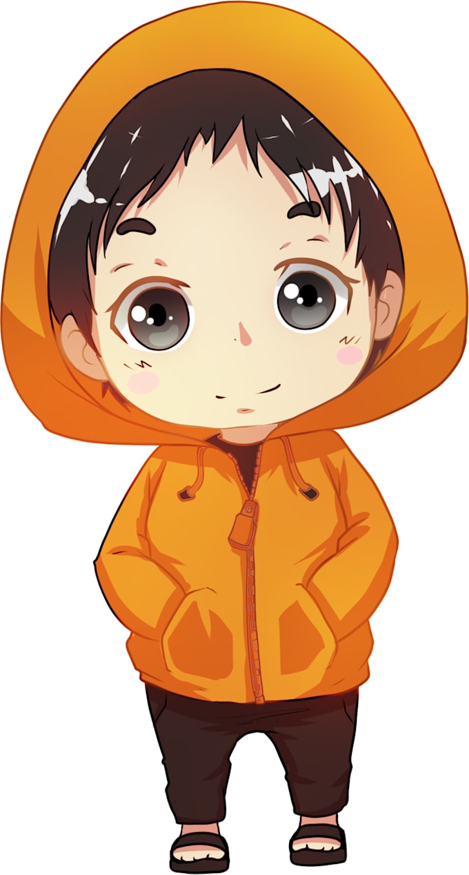 Draw anime chibi art character design for profile by Zeed3007 | Fiverr