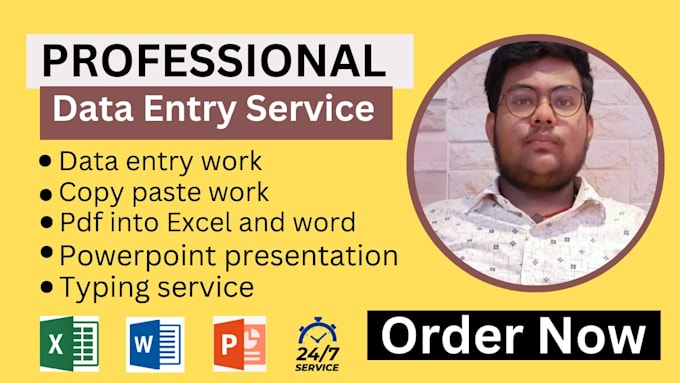 Do data entry, logo design, business cards by Karan_veer_ | Fiverr