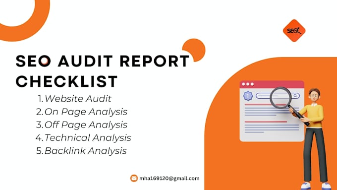 Full website audit checklist to rank higher on google by Mh_afiat | Fiverr