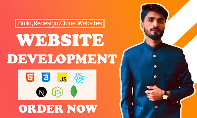 Do perfect web development frontend and custom web design by Aziz_saddique | Fiverr