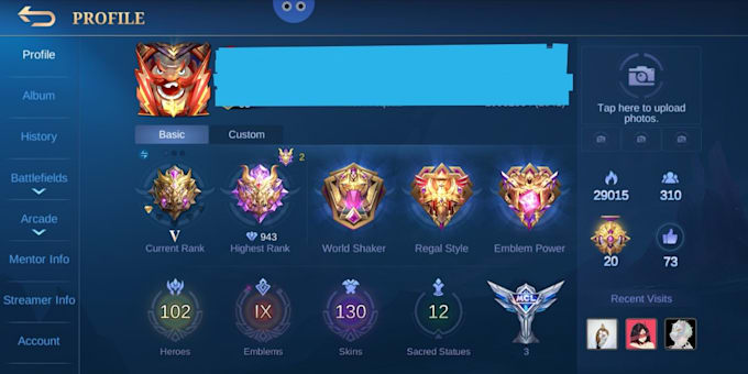 Play mobile legends bang bang mlbb help reach the highest rank by ...