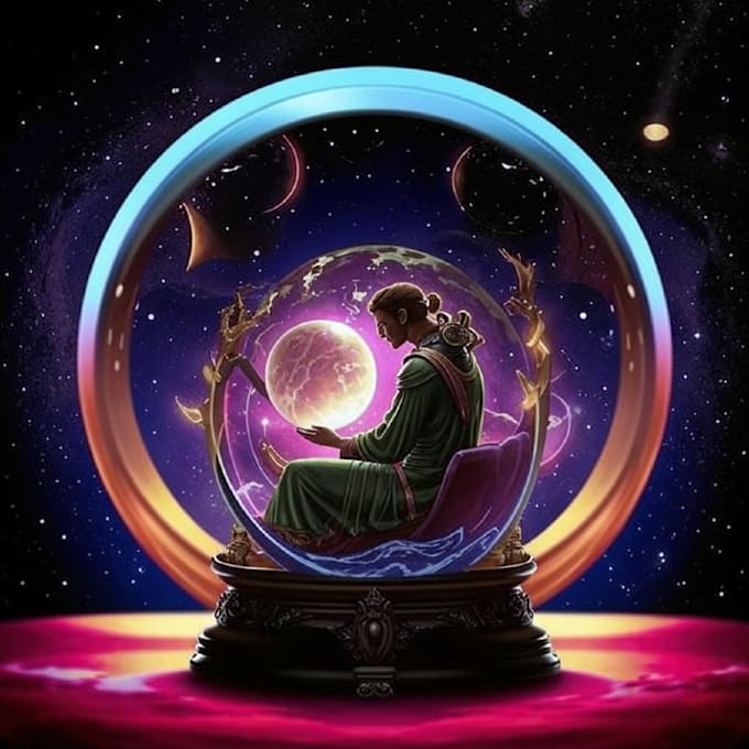 Divination on tarot cards, natal map layouts by Canadex | Fiverr