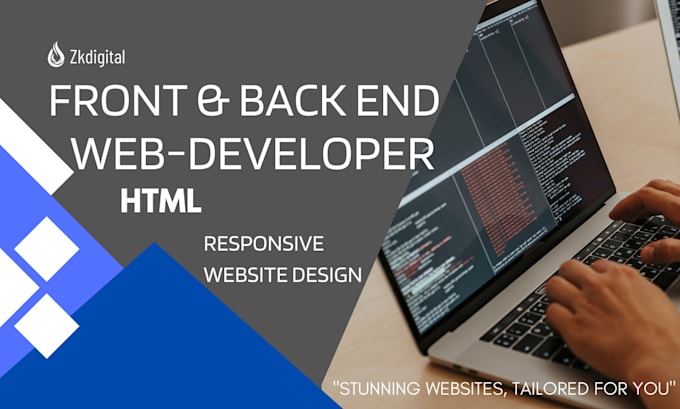Be designing front end plus back end development in html by Zain_khaan ...