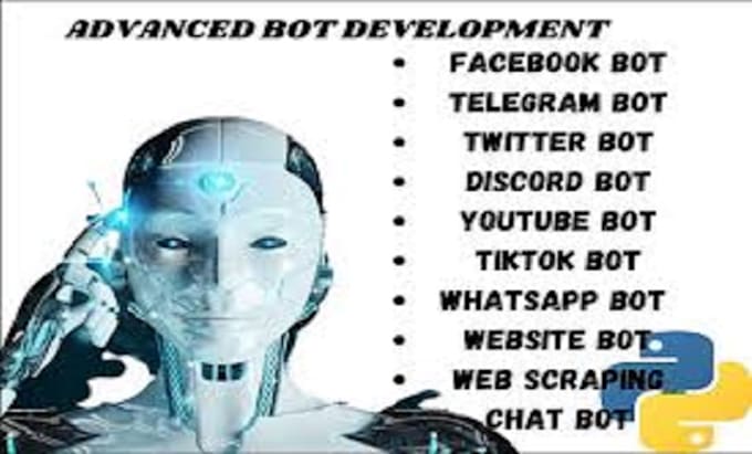 Develop automated instagram api bot, tiktok bot, telegram bot, discord ... Develop automated instagram api bot, tiktok bot, telegram bot, discord ...