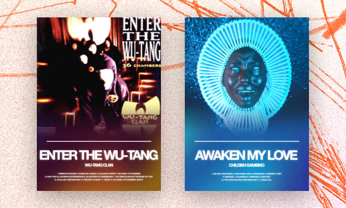 Design you a modern music album cover poster by R3trosvn | Fiverr