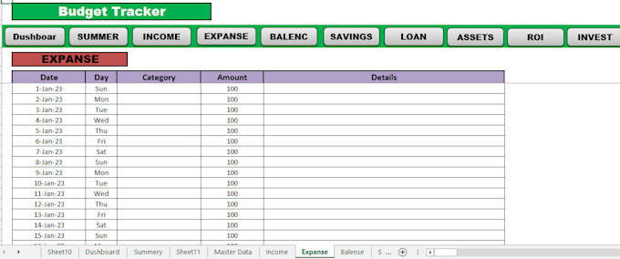 Create customized excel templates and formulas spreadsheets by Sohag786 ...