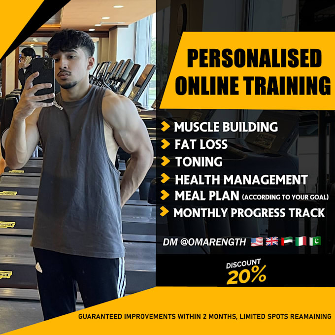Make a customized fitness program for you by Omarength | Fiverr