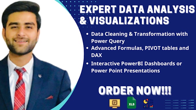 Be your data analyst in power bi, excel, python and tableau by ...