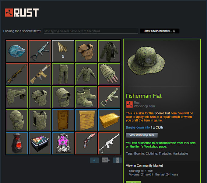 Skinbox all you armor to the expensive forest raiders green set by ...