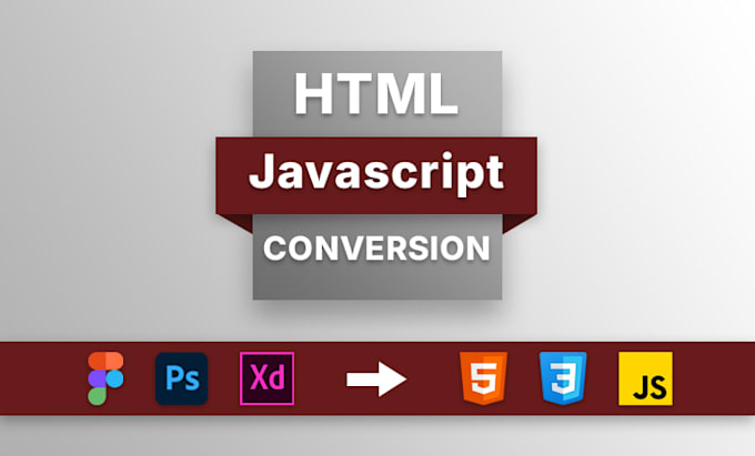 Be your front end web developer in html css javascript by Dreamone13 ...