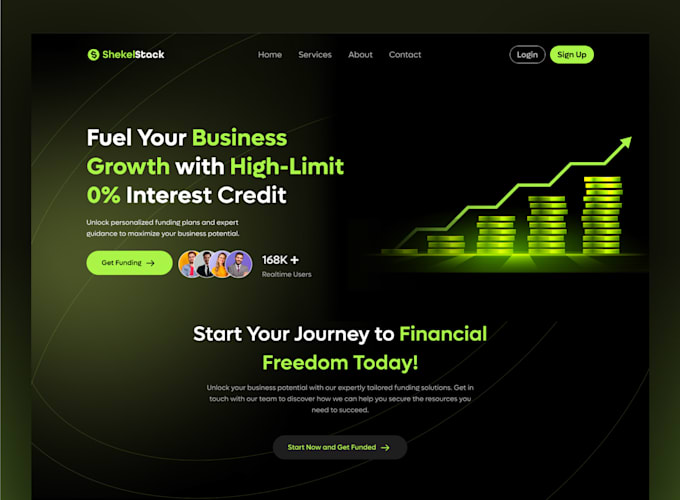 Do timeless website or landing page design by Xer0_xdesign | Fiverr