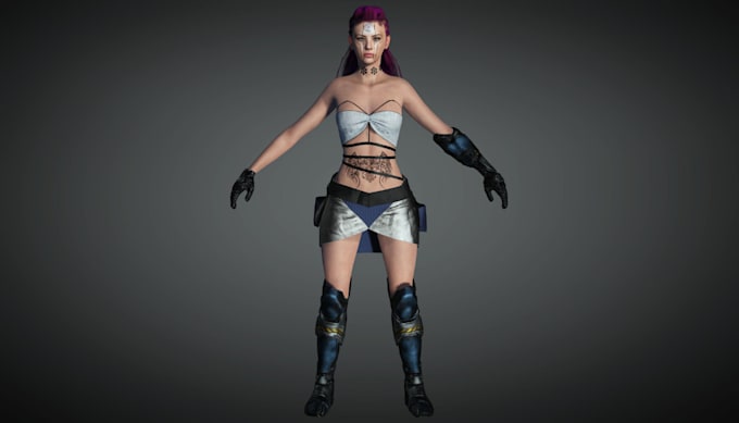 Use zbursh for 3d sculpt, realistic 3d modular character, rig3d for ue5, unity3d by Wasled | Fiverr