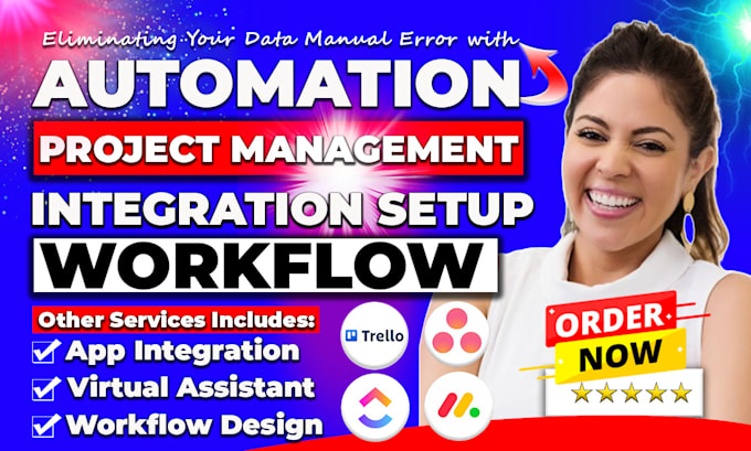 Setup automated workflow in podio crm, clickup, trello, monday crm, asana by Cheryl_tableau | Fiverr