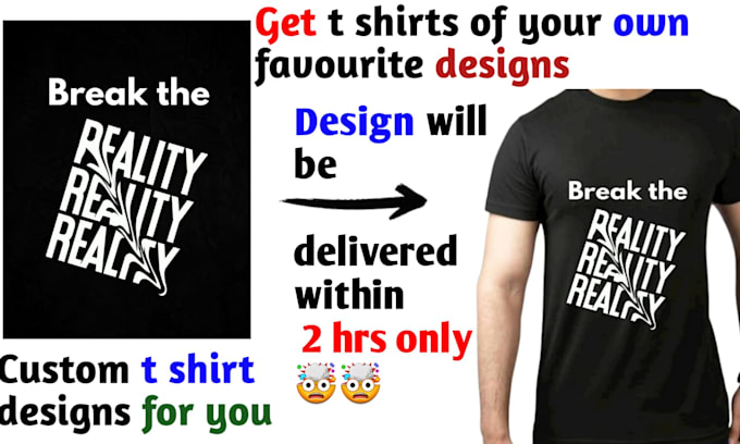 Create custom shirt designs for you by Saboorismail56 | Fiverr