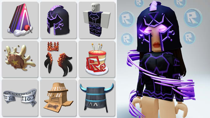 Make high quality 3d roblox ugc items, clothes, hats, hair, mask, with ...