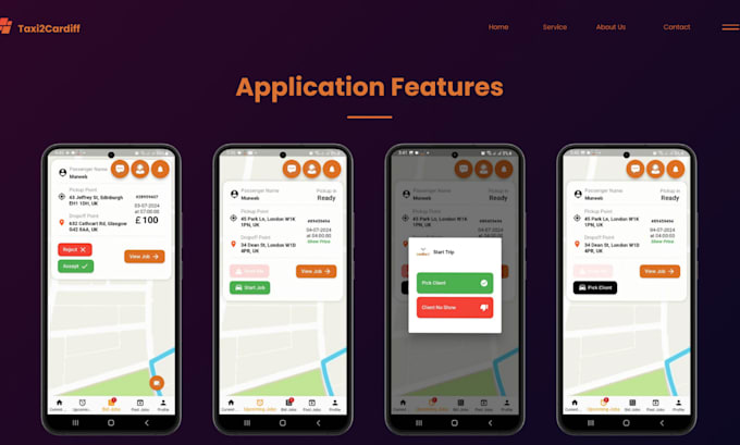 Do ride hailing app, taxi booking app, job dispatch with gps tracking by Fahad_khan92 | Fiverr