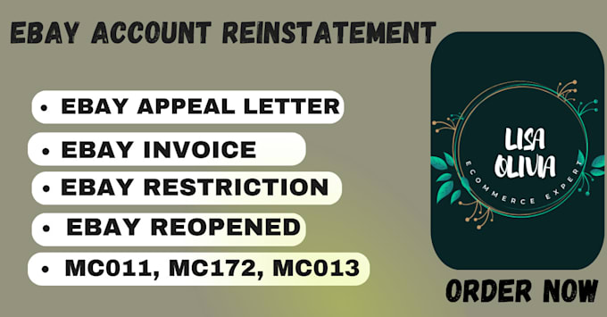 Do ebay reopened, ebay restriction, mc011, mc99, ebay reinstatement by ...