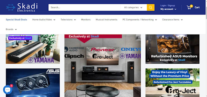Build refurbished electronic ecommerce website used electronics shopify ...