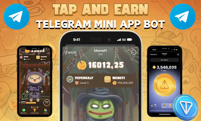 Build telegram game telegram crypto game telegram mini app bot by ... Build telegram game telegram crypto game telegram mini app bot by ...